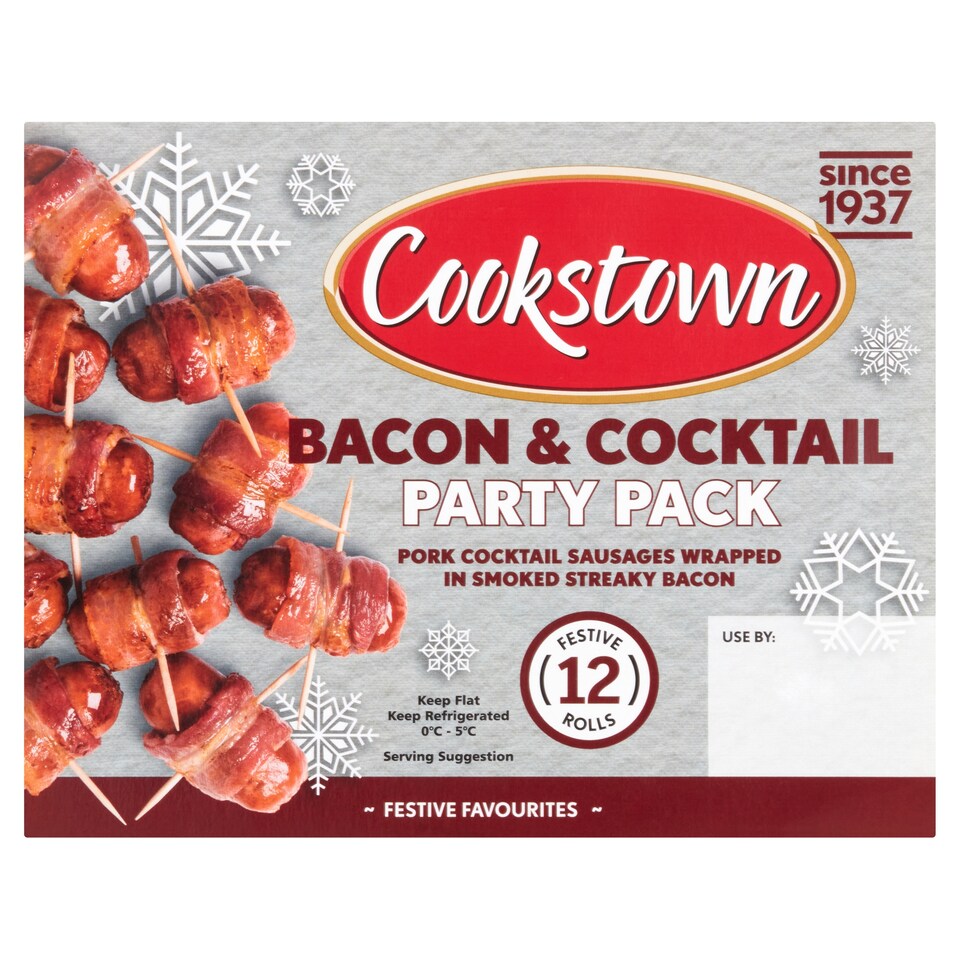 Cookstown Bacon & Sausage Rolls 240G - Tesco Groceries