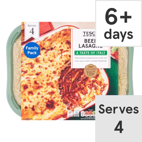 Tesco Beef Lasagne 1.5Kg - Tesco Groceries