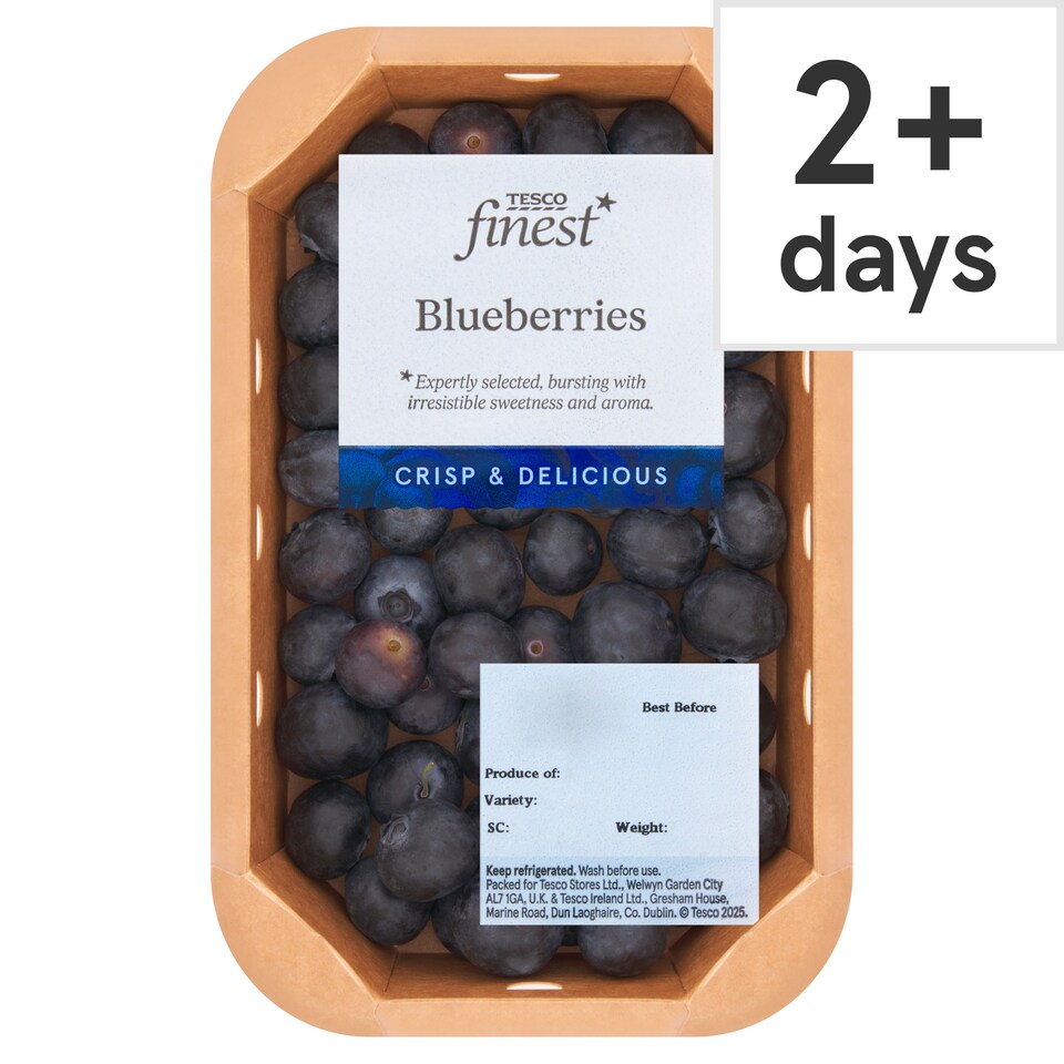 Tesco Finest Blueberries 150G - Tesco Groceries