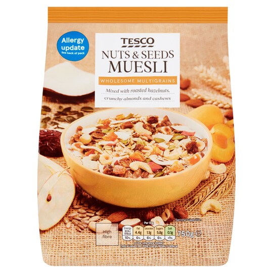 Tesco Nuts And Seeds Muesli 750G - Tesco Groceries