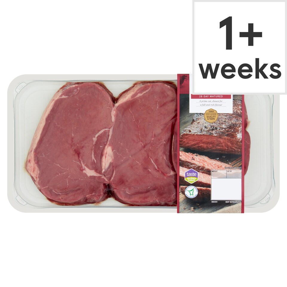 Tesco Northern Irish Beef Rump Steaks 832g - Tesco Groceries