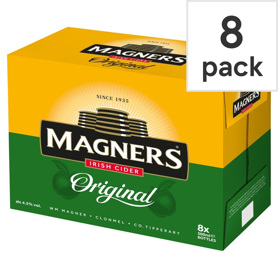 Magners Apple Cider 8X500ml Bottle - Tesco Groceries
