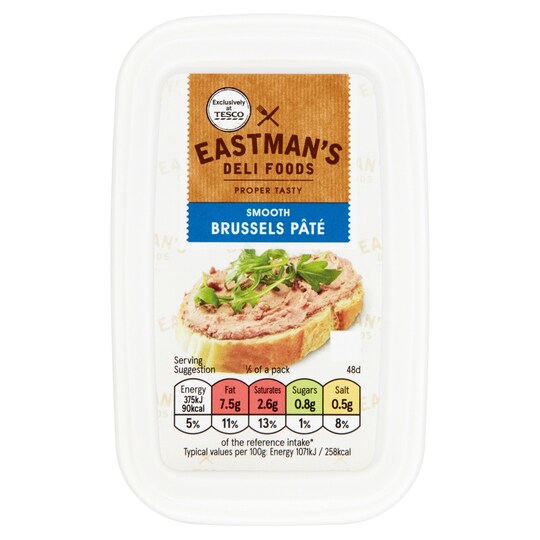 Eastmans Brussels Pate 175G - Tesco Groceries