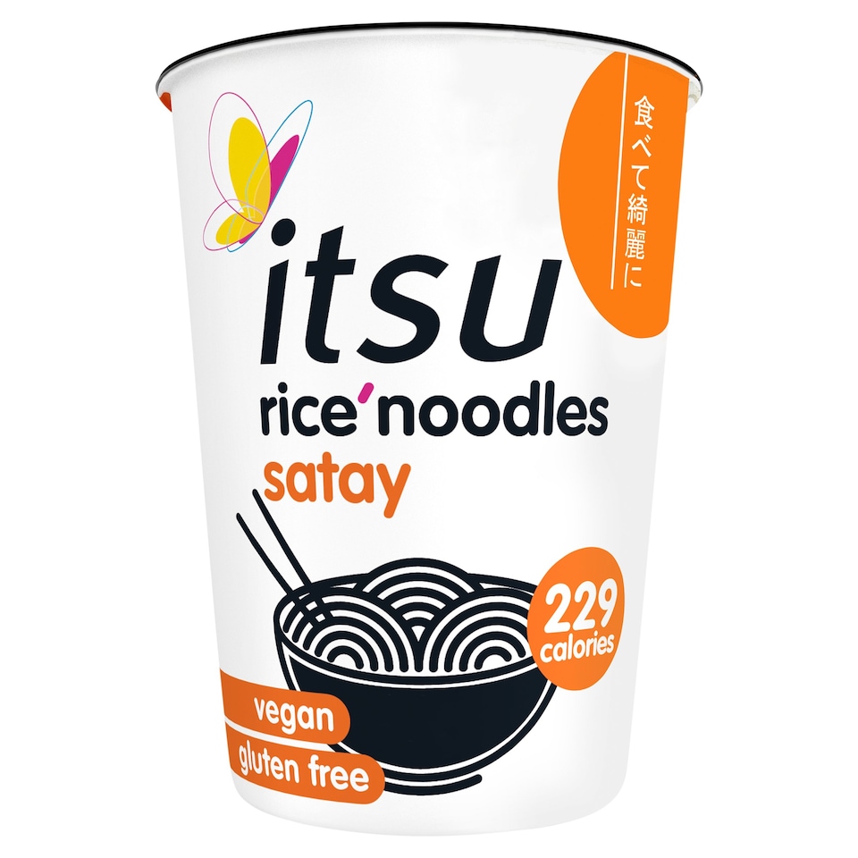 Itsu Satay Rice Noodle Cup 64G - Tesco Groceries