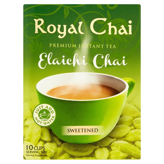 Royal Chai Elaichi Tea With Sugar 220G - Tesco Groceries