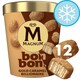 Magnum Bon Bon Gold Caramel Billionaire Ice Cream 12 Pack 204ml - Tesco ...
