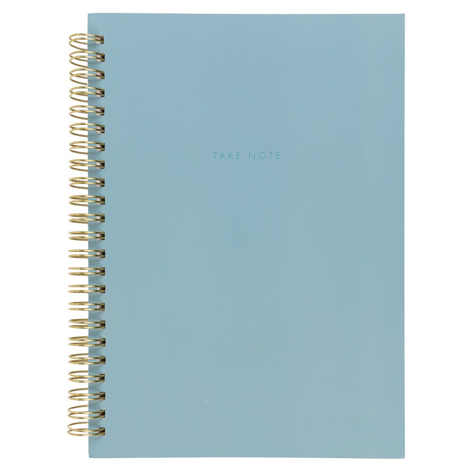 Metallic Fusion A5 Wiro Notebook - Tesco Groceries