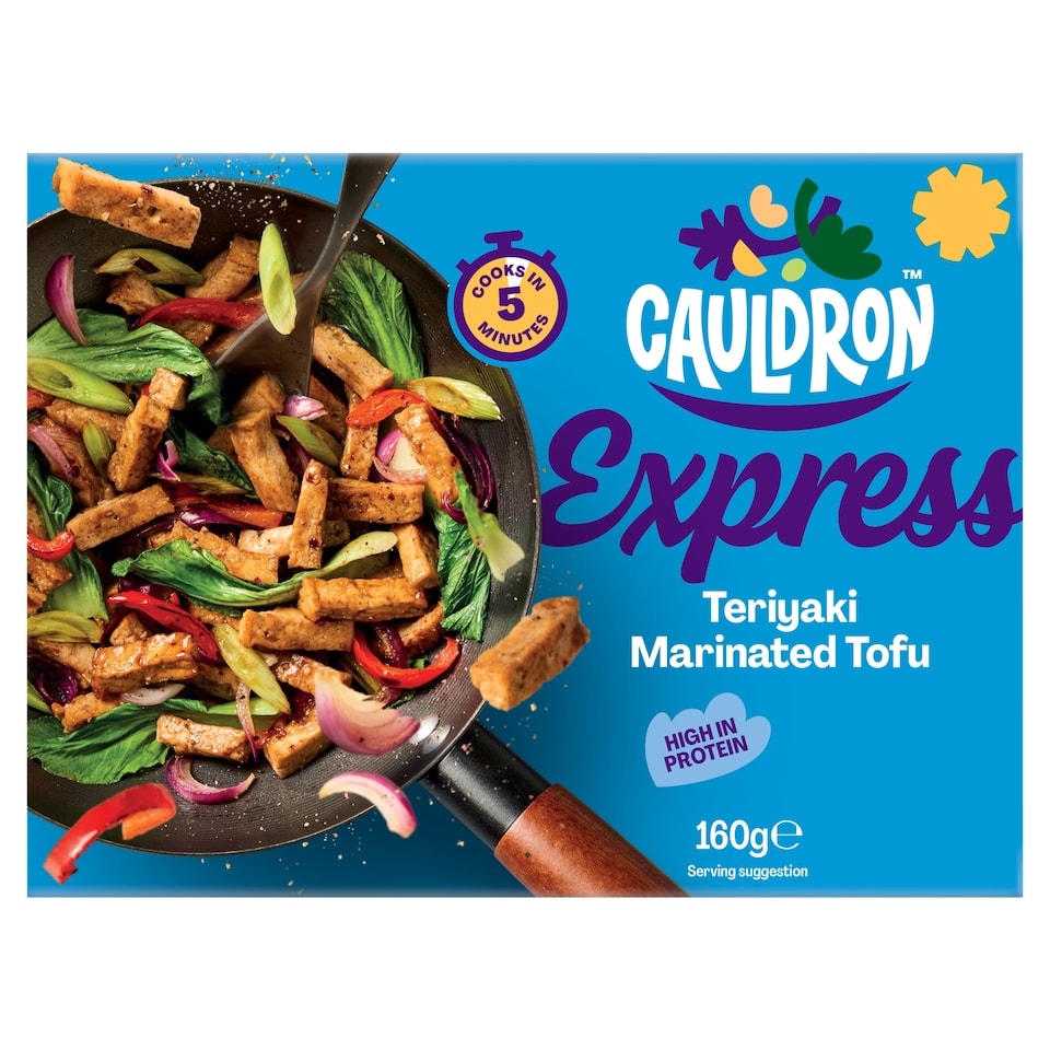 Cauldron Express Teriyaki Organic Tofu Pieces 160g - Tesco Groceries