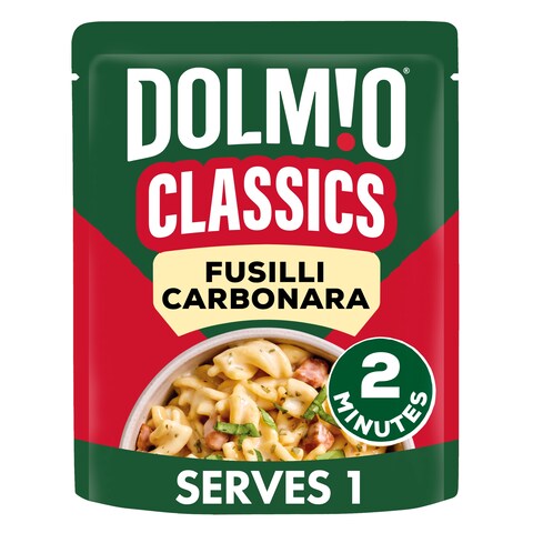 Dolmio Classics Carbonara Fusilli Pasta Ready Meal 250g - Tesco Groceries