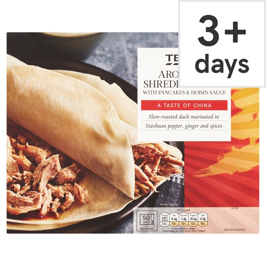 Tesco Aromatic Shredded Duck & Pancakes 230G - Tesco Groceries