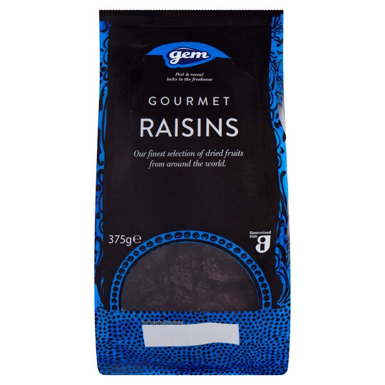 Gem Gourmet Raisins 375G - Tesco Groceries