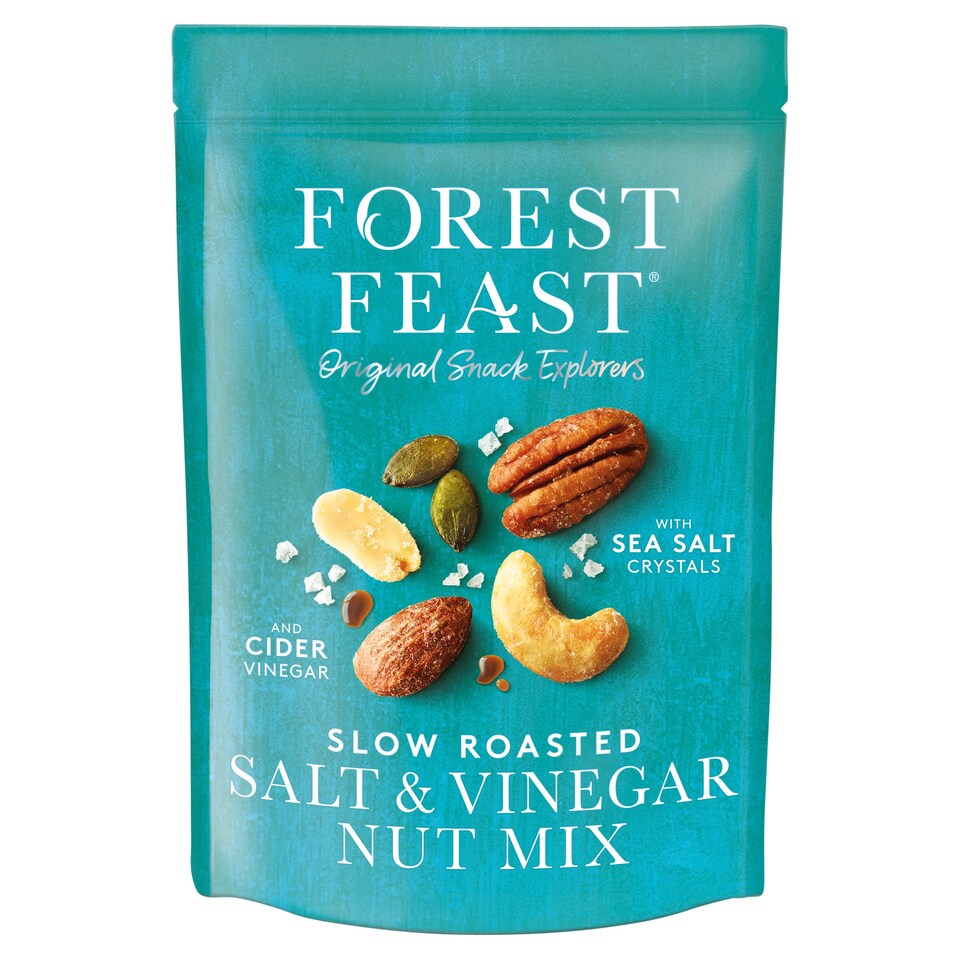 Forest Feast Roasted Salt & Vinegar Nut Mix 120G - Tesco Groceries