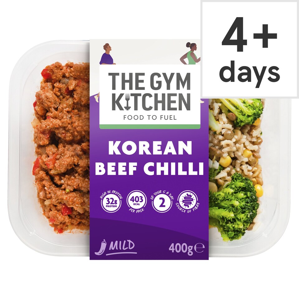 The Gym Kitchen Korean Beef Chilli 400G - Tesco Groceries