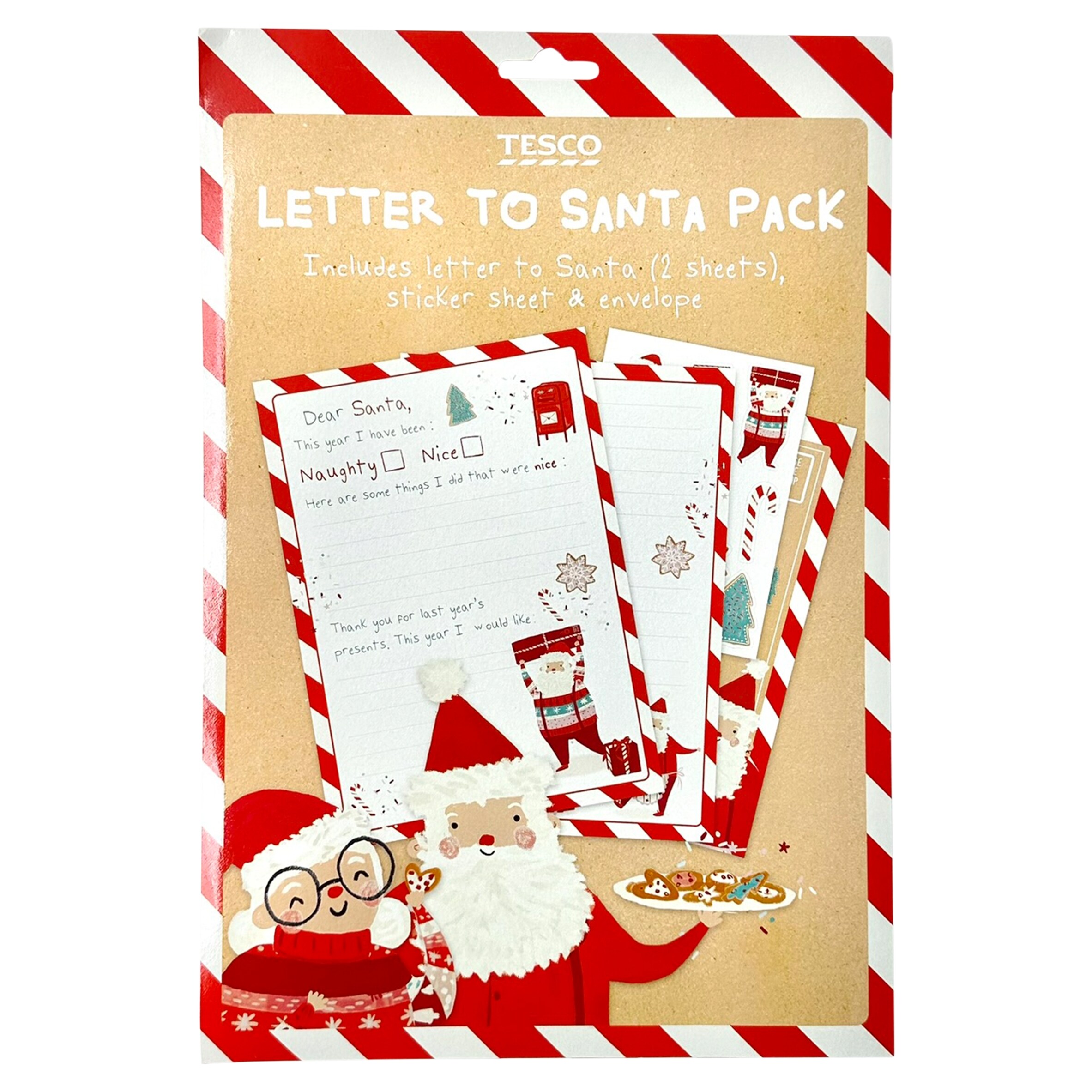 Tesco Christmas Letter To Santa Pack - Tesco Groceries