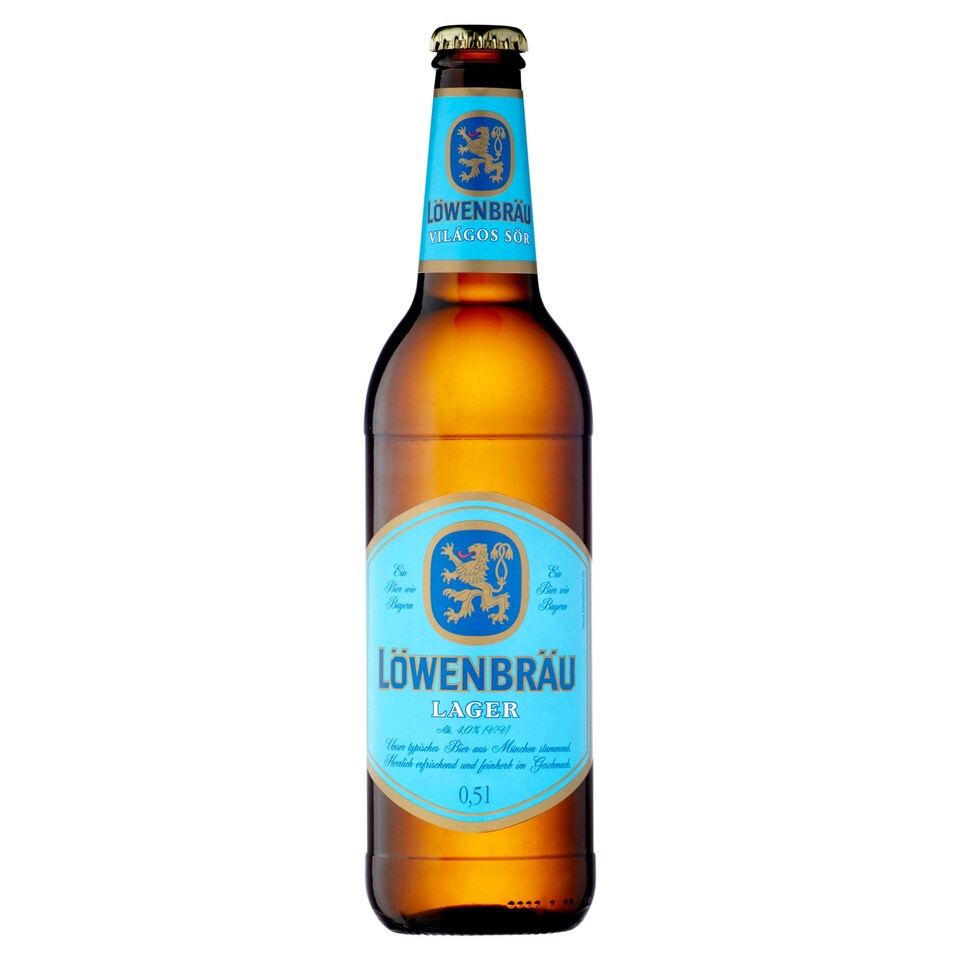 Löwenbräu Lager Beer 4% 0,5 l - Tesco Groceries