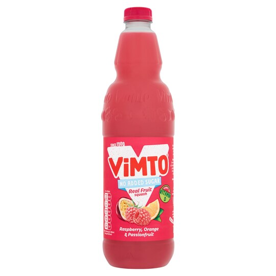 Vimto Remix Orange Raspberry Pasn/ Fruit Squash 1L - Tesco Groceries