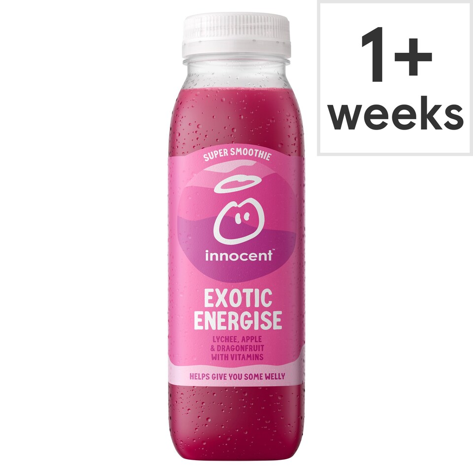 Innocent Exotic Energise Super Smoothie 300ml - Tesco Groceries