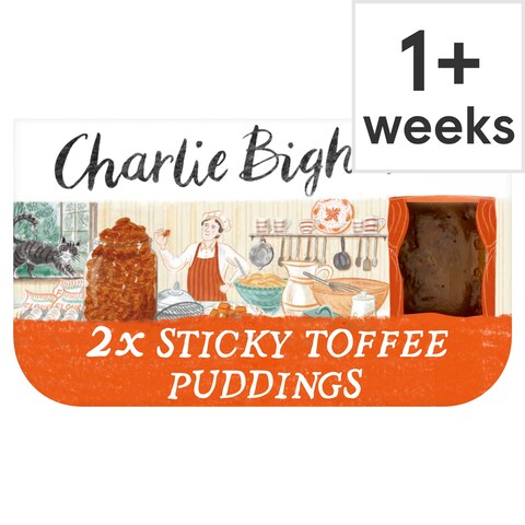 Charlie Bigham's 2 Sticky Toffee Puddings 200G - Tesco Groceries