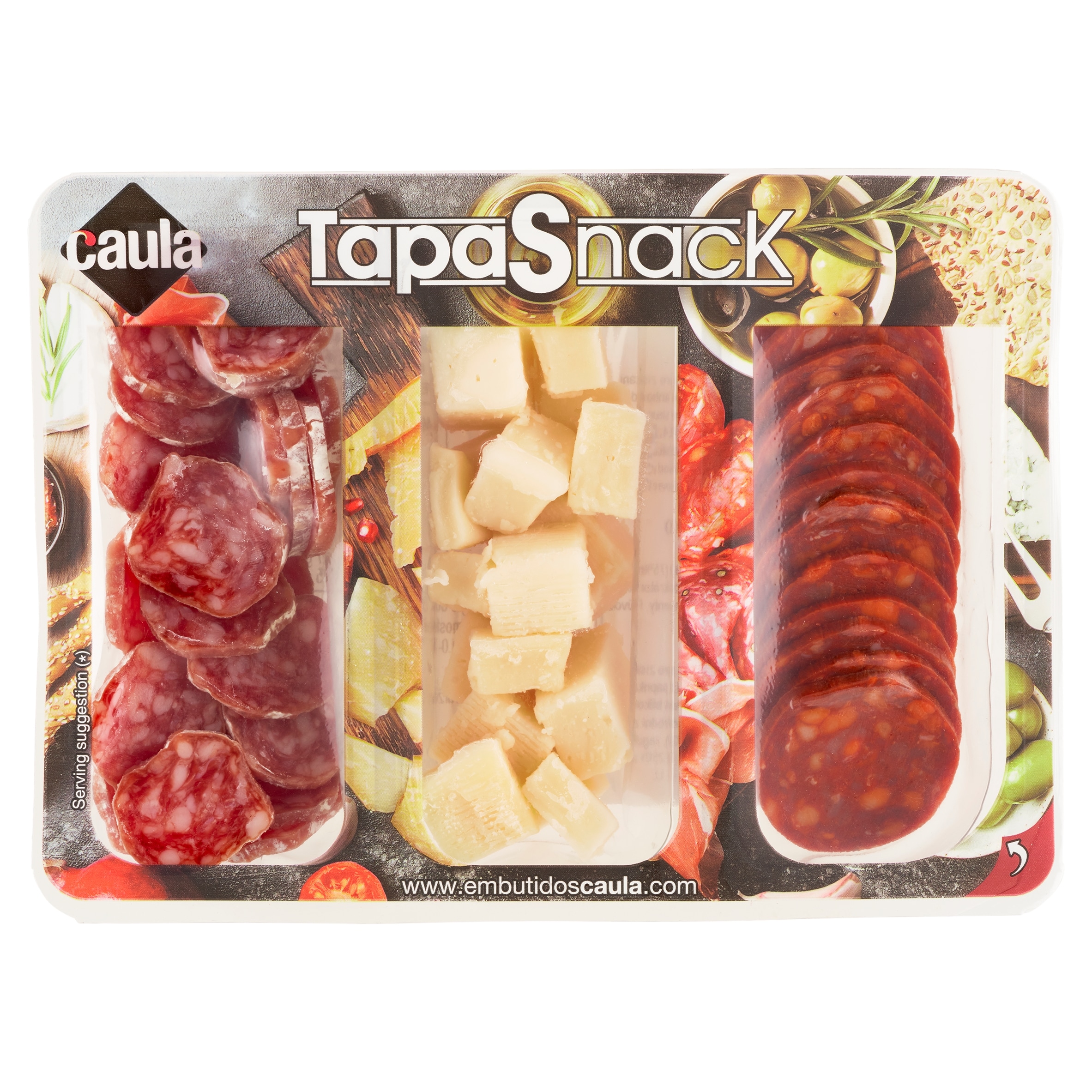 Caula Tapas 3 x 40g (120g) - Tesco Groceries
