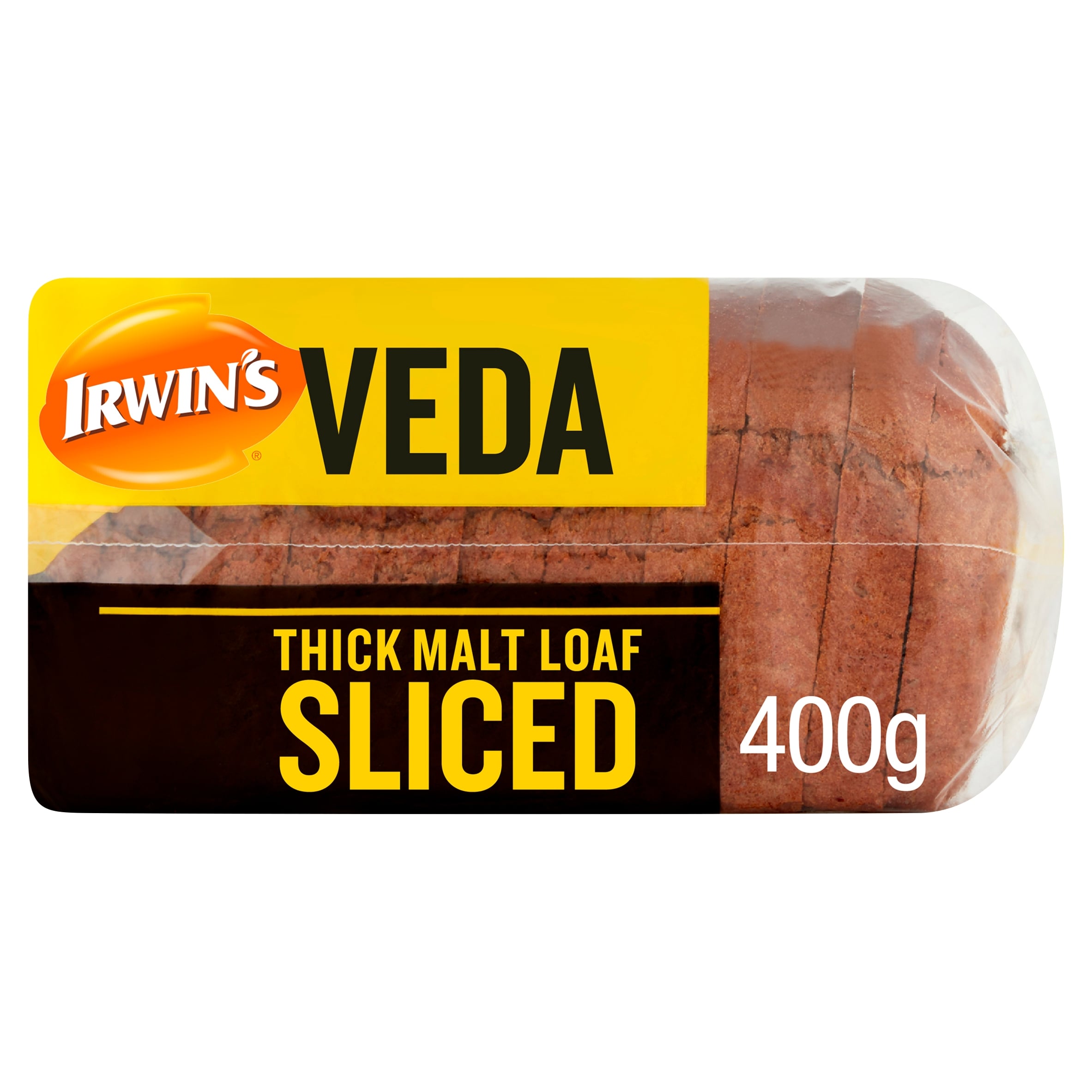 Irwin's Veda Malt Loaf Thick Sliced 400g - Tesco Groceries