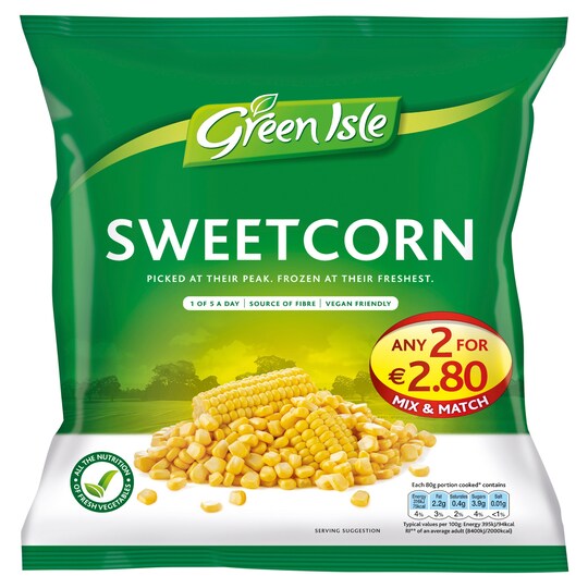 Green Isle Sweet Corn 450G - Tesco Groceries