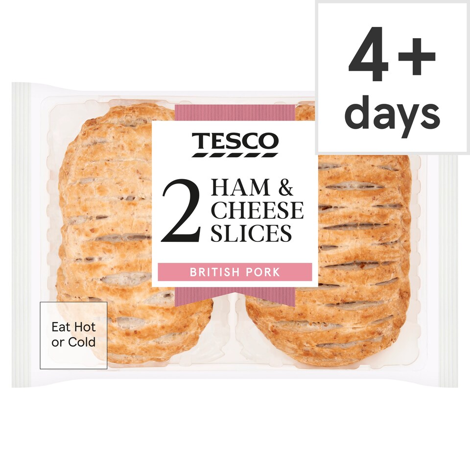 Tesco 2 Pack Ham & Cheese Slices 330G - Tesco Groceries