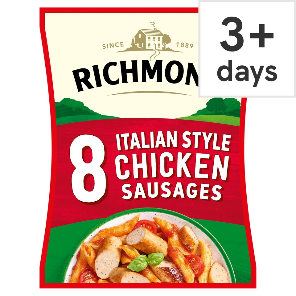 Richmond Italian Style Chicken Sausages 410g - Tesco Groceries