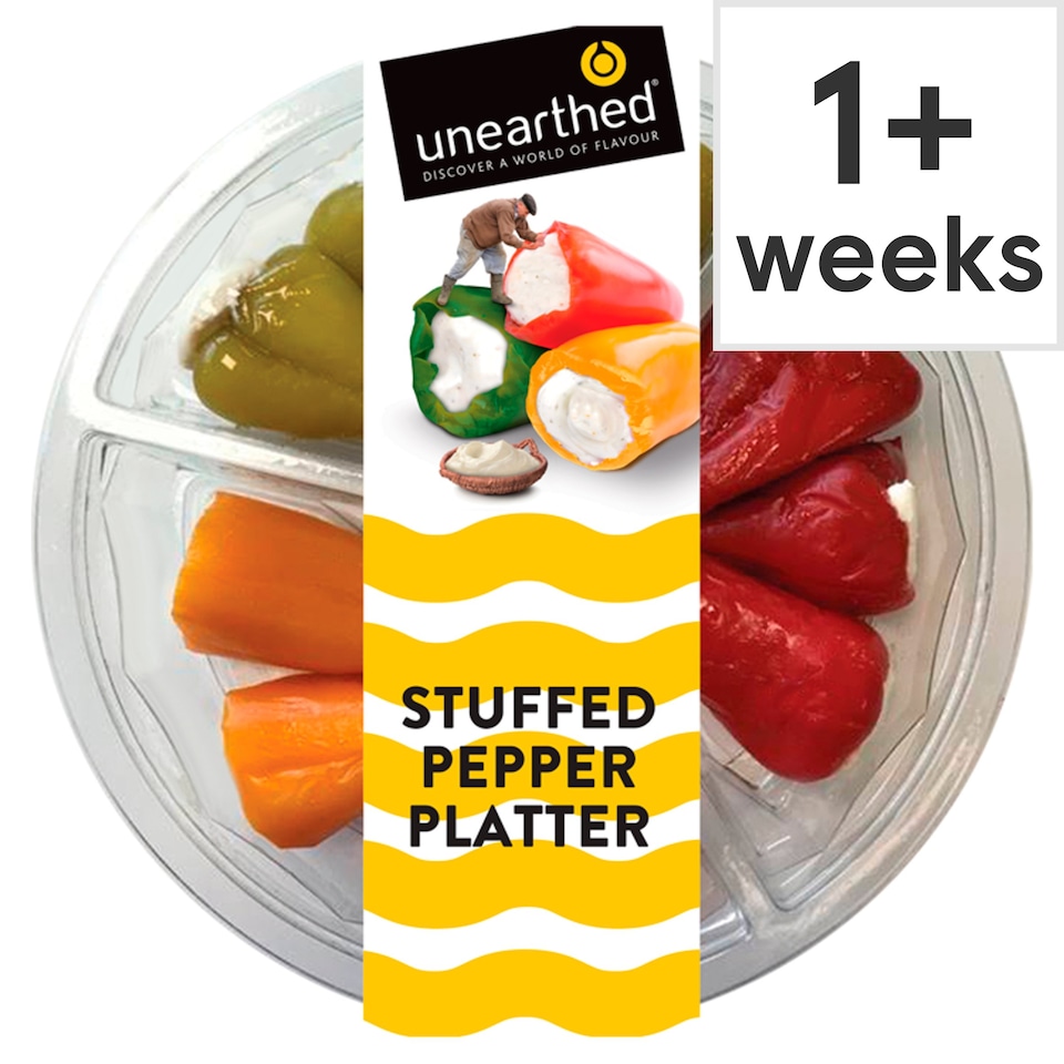 Unearthed Stuffed Pepper Platter 210g - Tesco Groceries