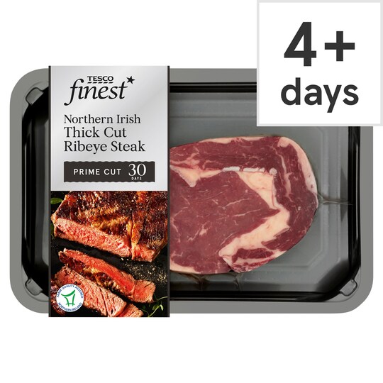 Tesco Finest Thick Cut Ribeye Steak 350G - Tesco Groceries