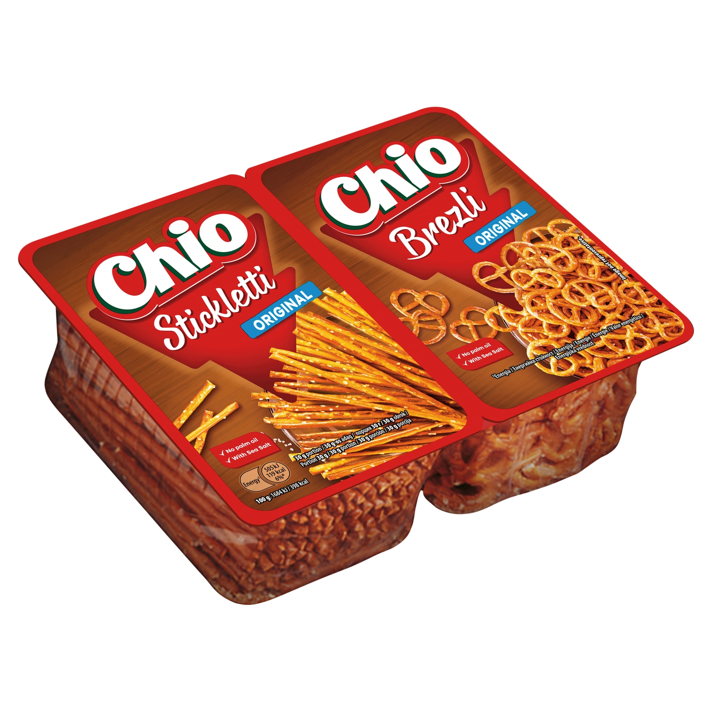 Chio Stickletti, Brezli Original sóspálcika és sósperec 250 g - Tesco ...