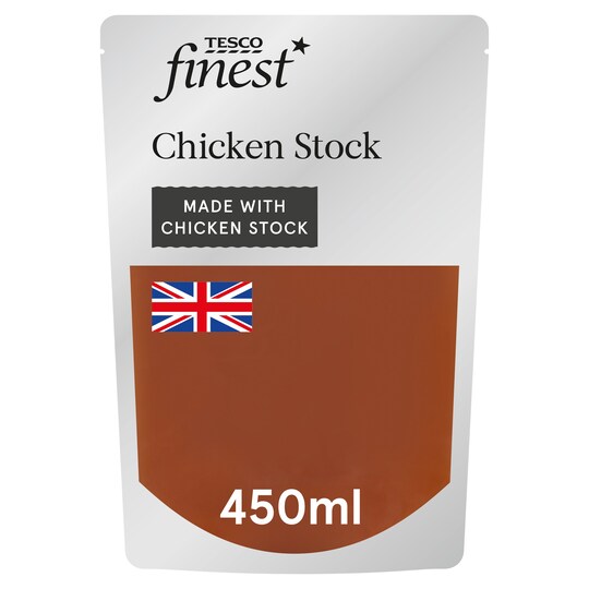 Tesco Finest Chicken Stock 450Ml - Tesco Groceries