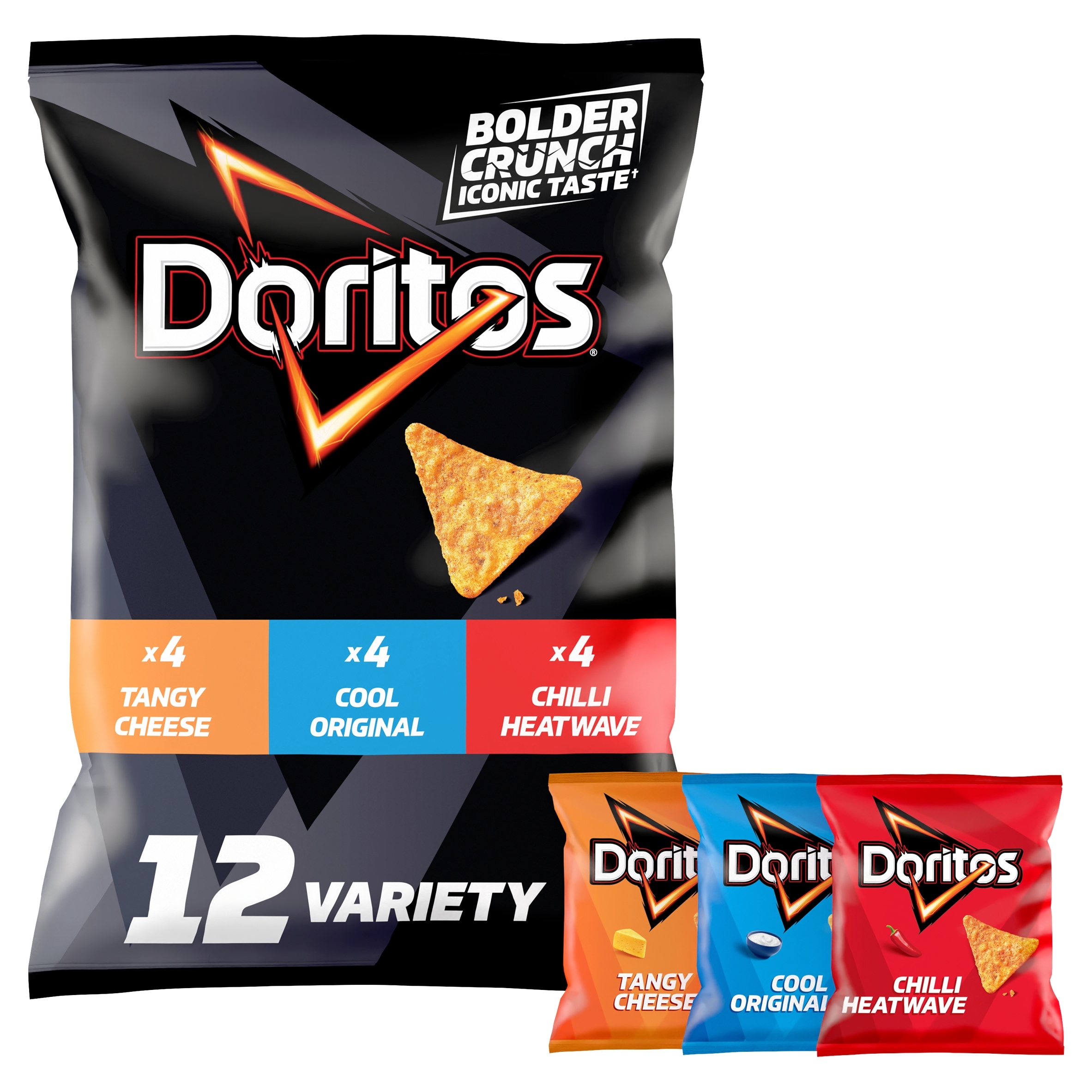 Doritos Variety Multipack Crisps 12 x 30g - Tesco Groceries