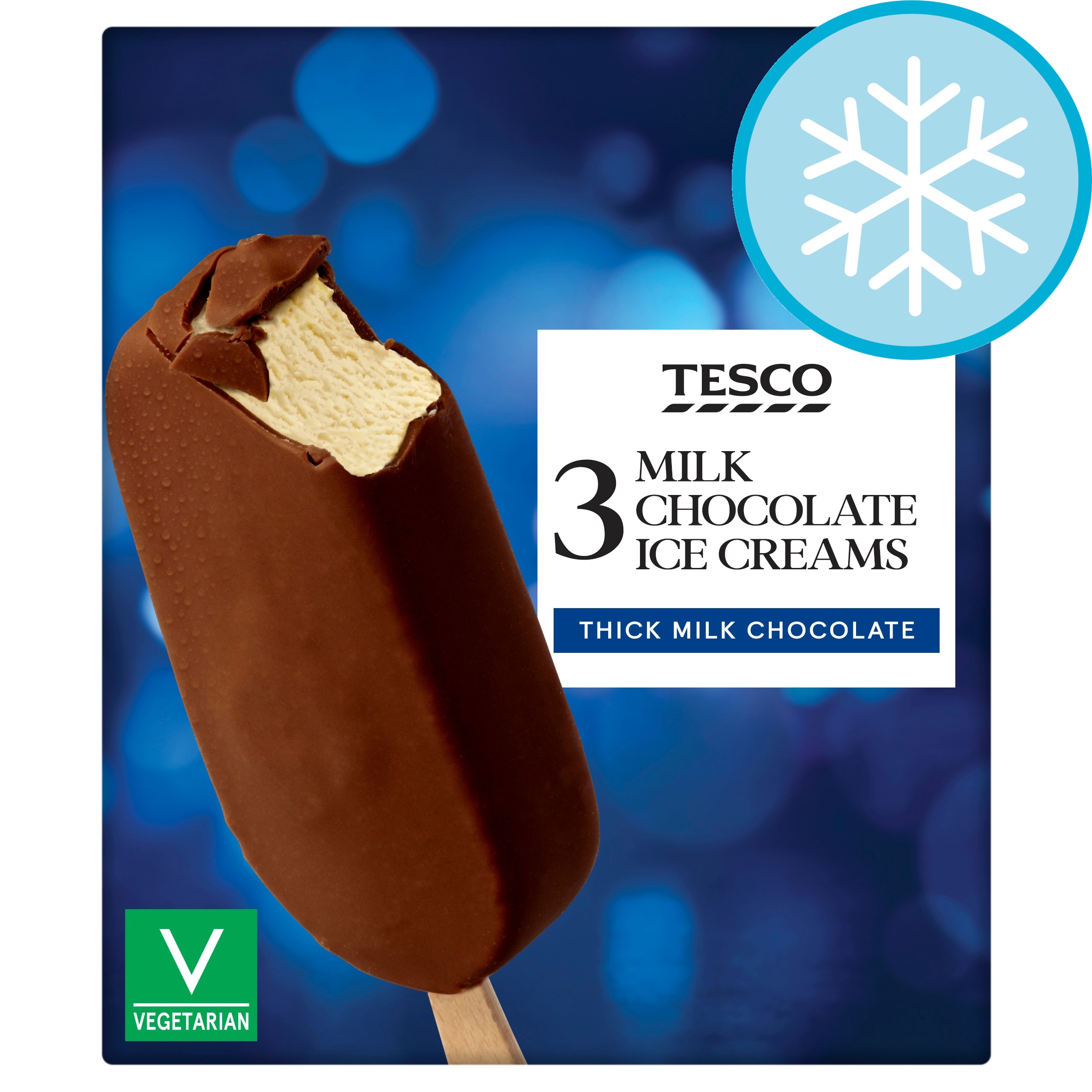 Tesco Milk Chocolate Ice Creams 3X110ml - Tesco Groceries