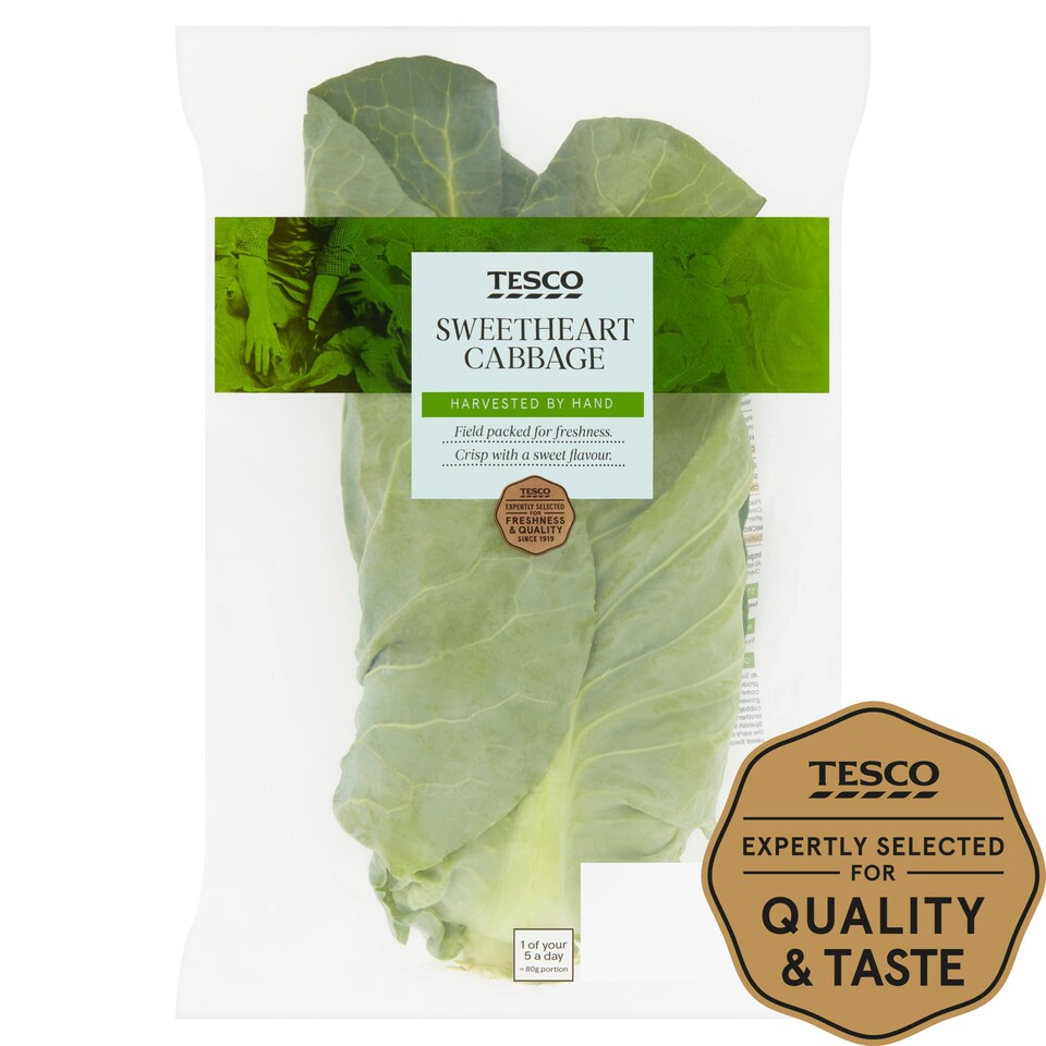 Tesco Sweetheart Cabbage (C) - Tesco Groceries