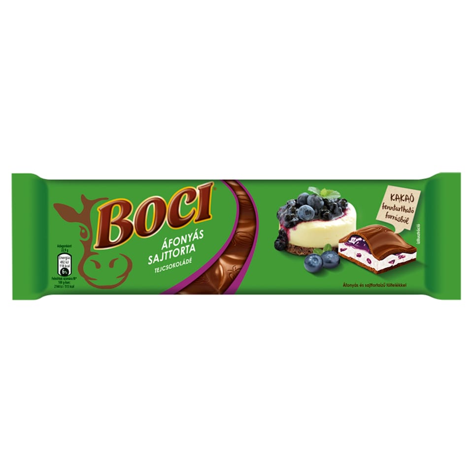 Boci Blueberry Cheesecake Milk Chocolate 240 g - Tesco Groceries