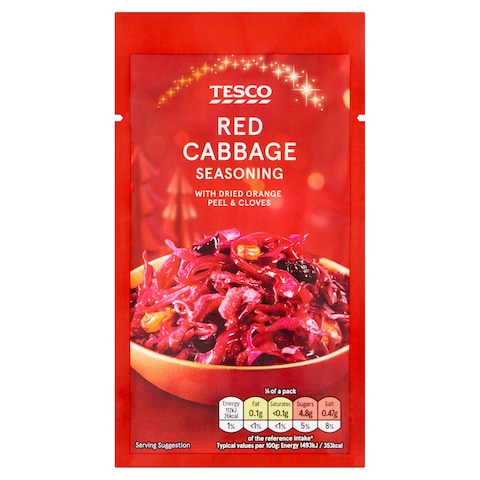 Tesco Spiced Red Cabbage Seasoning 30g - Tesco Groceries