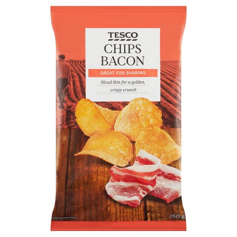 Tesco Bacon Chips 150 g - Tesco Groceries