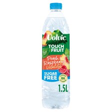 Volvic Touch Of Fruit Peach & Raspberry Natural Flavoured Water 1.5 ...