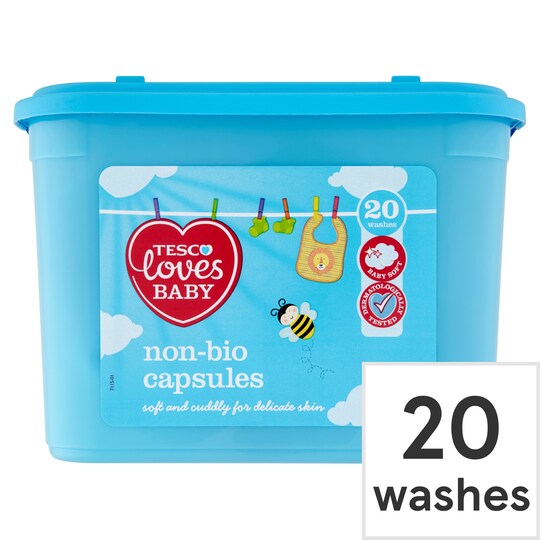 Tesco Loves Baby Non Bio. Capsules 20'S - Tesco Groceries