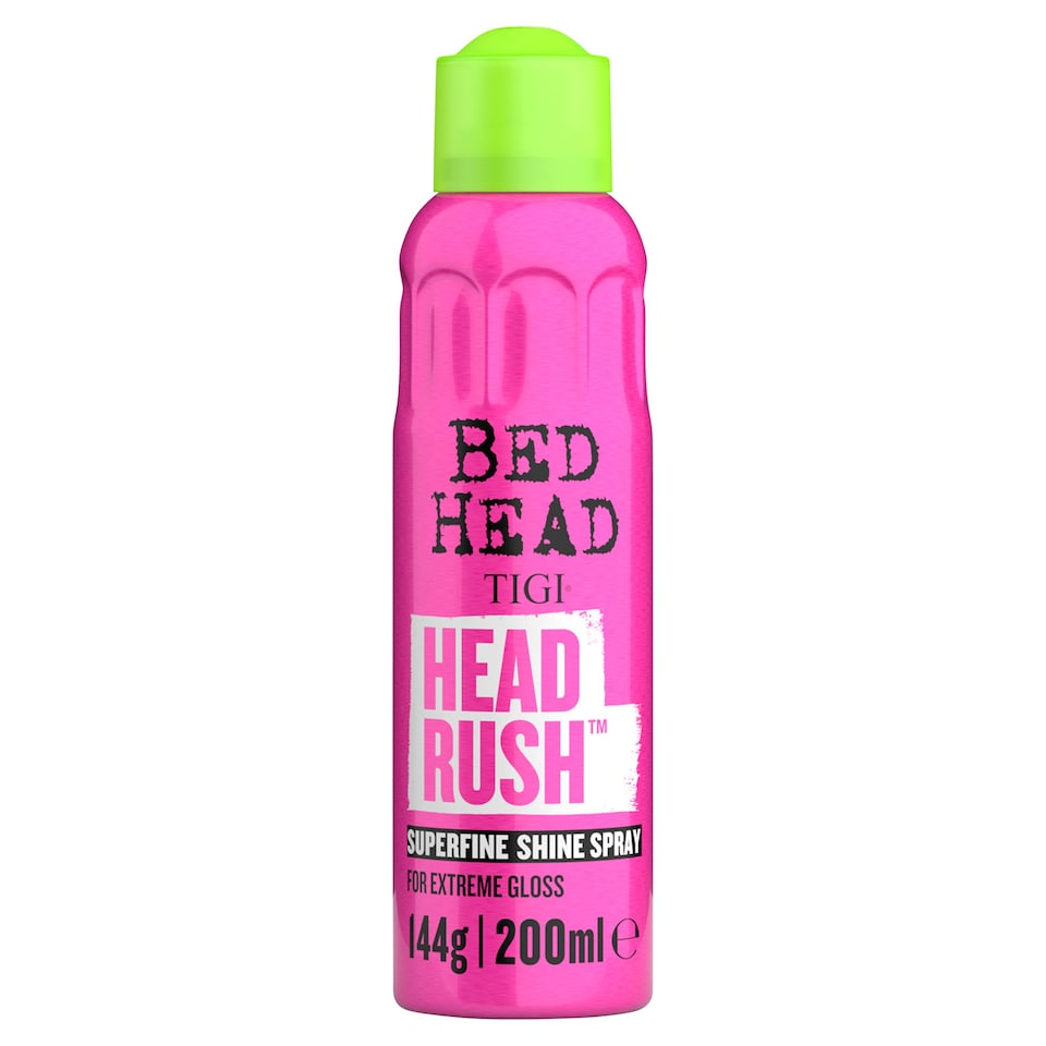 Bed Head by Tigi Head Rush Superfine Shine Spray 200ml - Tesco Groceries