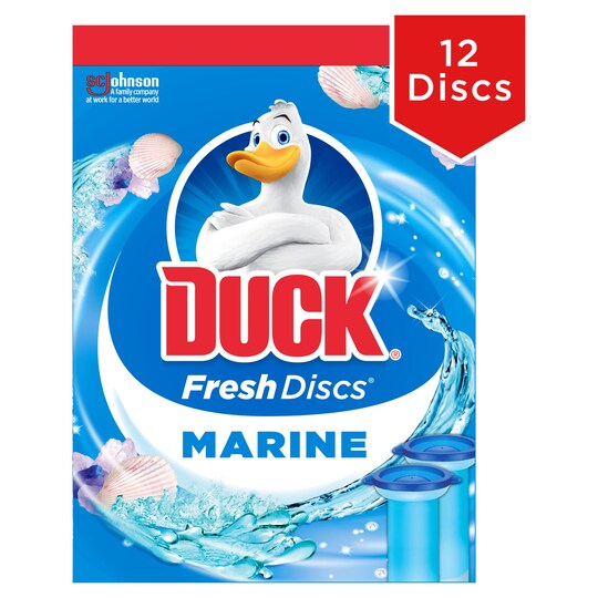 Duck Fresh Discs 2 Refills Marine 2X36ml - Tesco Groceries