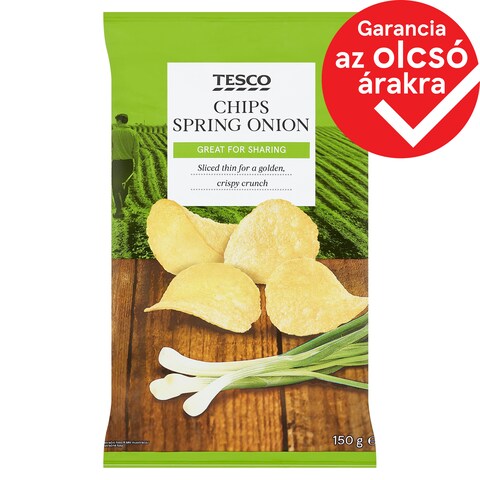 Tesco Chips Spring Onion 150 g - Tesco Groceries