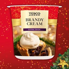 Tesco Brandy Extra Thick Cream 250Ml - Tesco Groceries