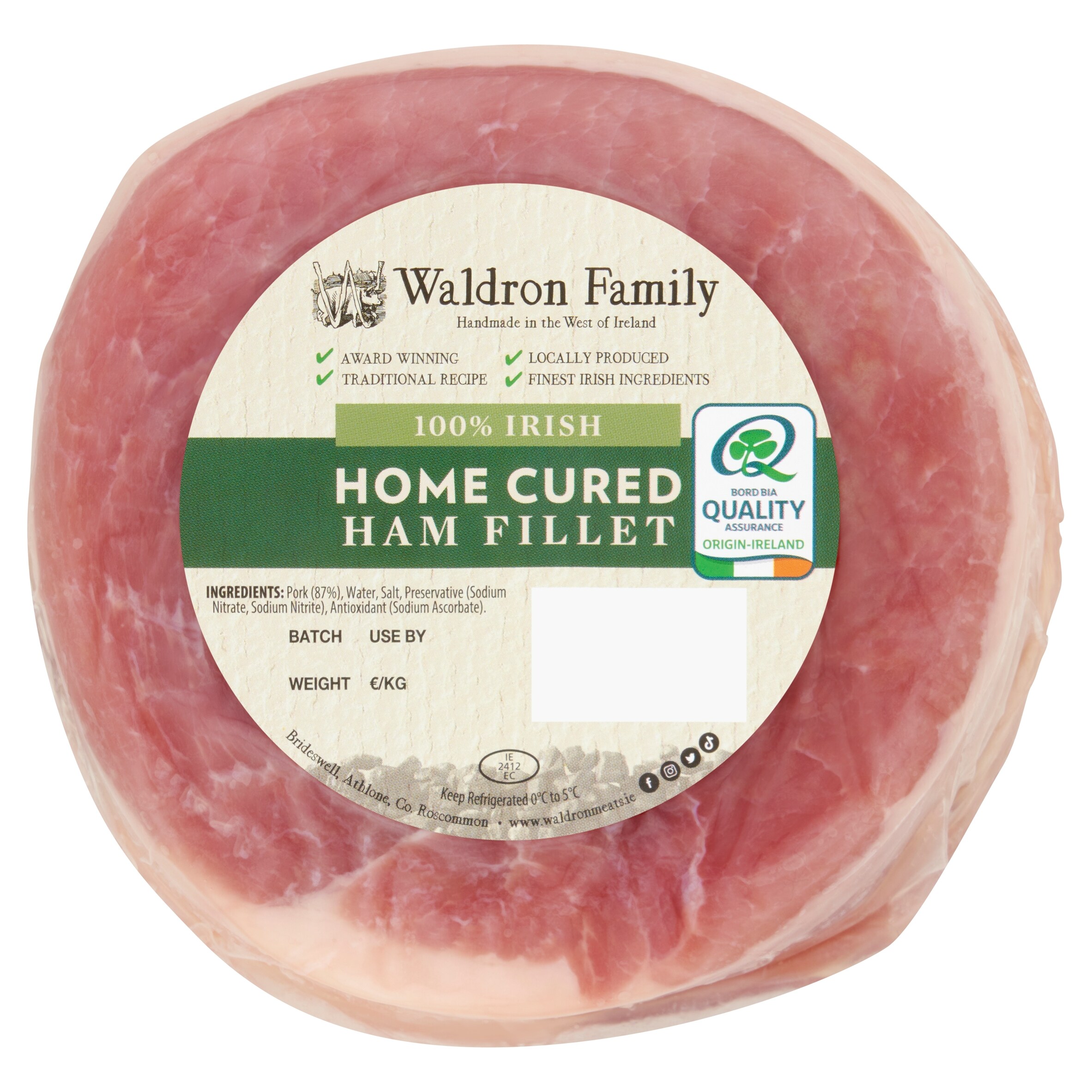 Waldrons Irish Ham Fillet 1Kg - Tesco Groceries