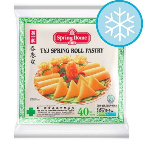 Spring Home Tyj Spring Roll Pastry 550G - Tesco Groceries