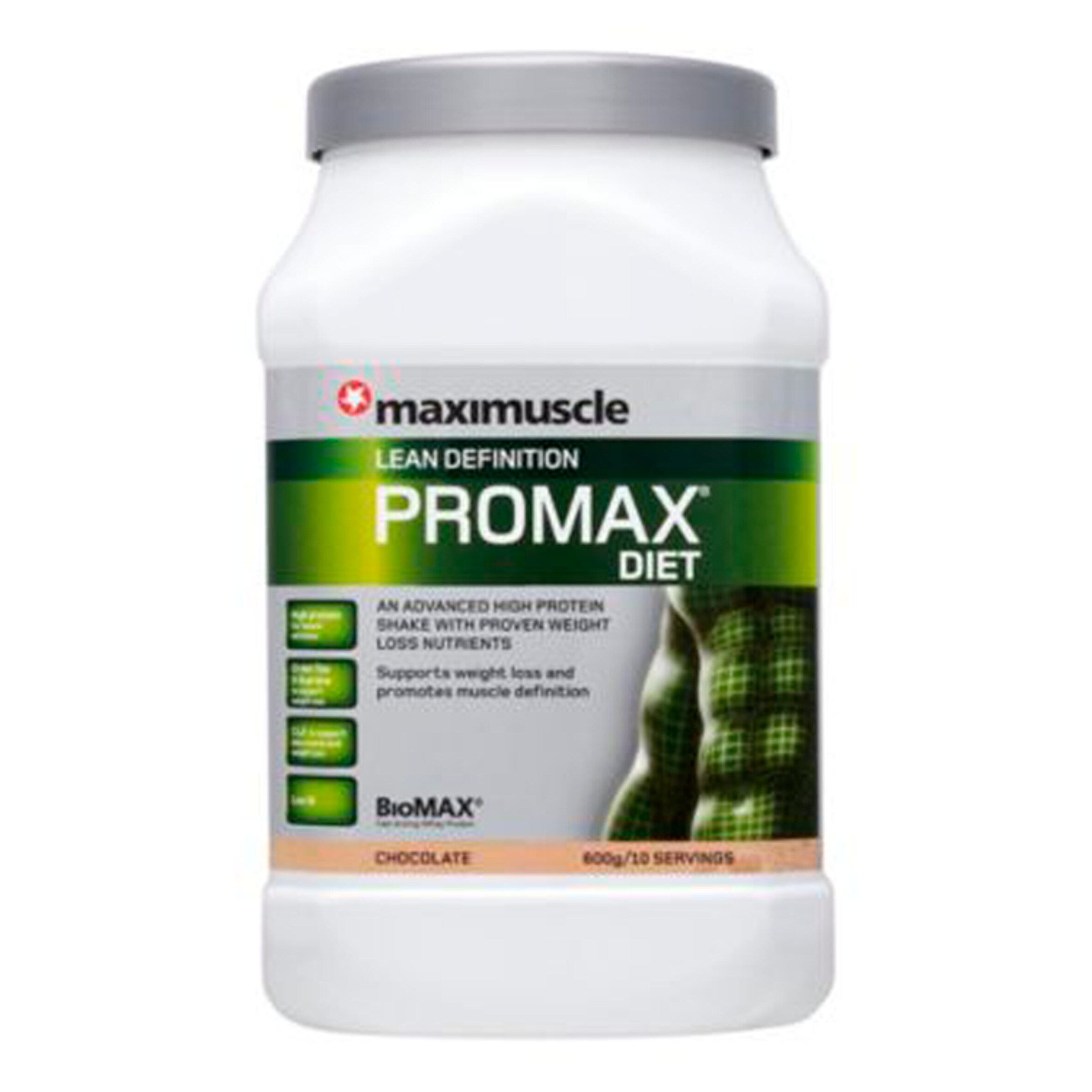 MAXIMUSCLE PROMAX PRTN DIET CHOCOLATE 600G - Tesco Groceries