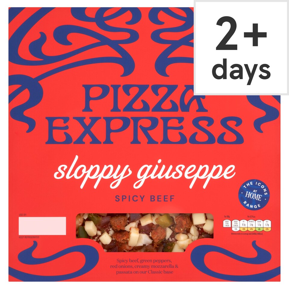 Pizza Express Slsc Sloppy Giuseppe 292G - Tesco Groceries