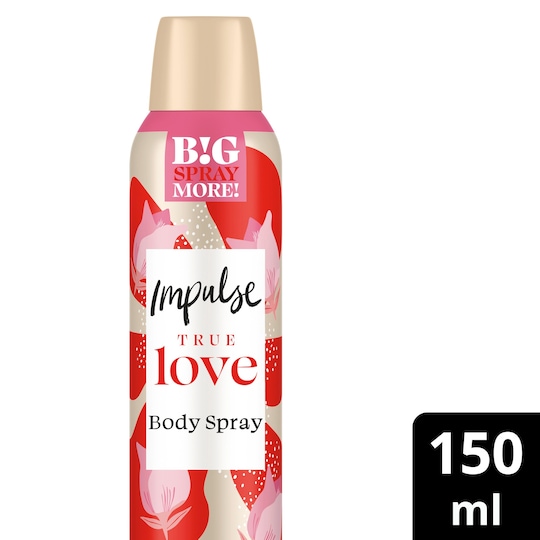 Impulse True Love Body Fragrance 150Ml - Tesco Groceries