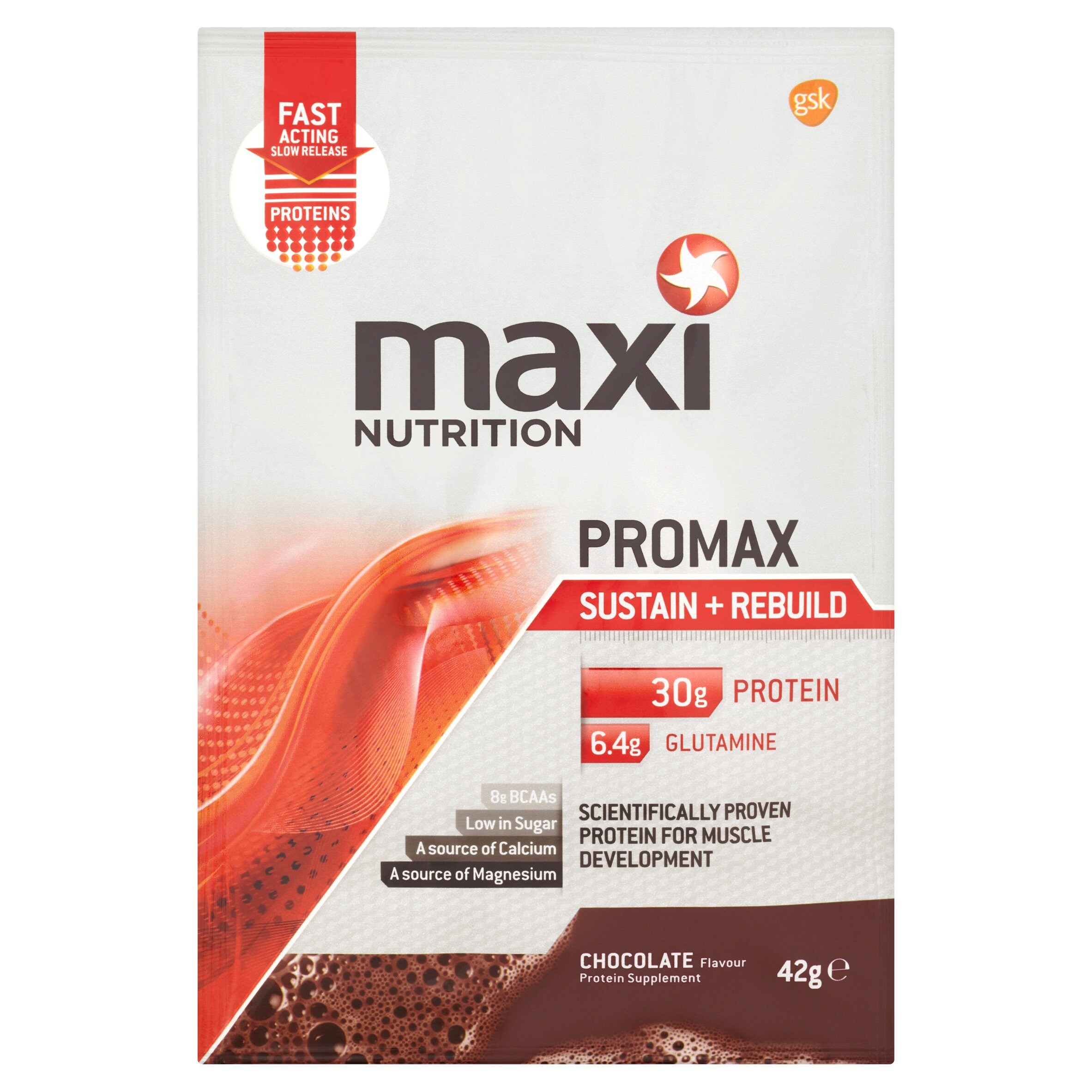 Maxi Nutrition Promax Chocolate 42g - Tesco Groceries