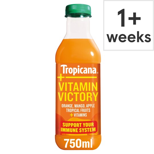 Tropicana Plus Vitamin Victory Juice 750Ml - Tesco Groceries